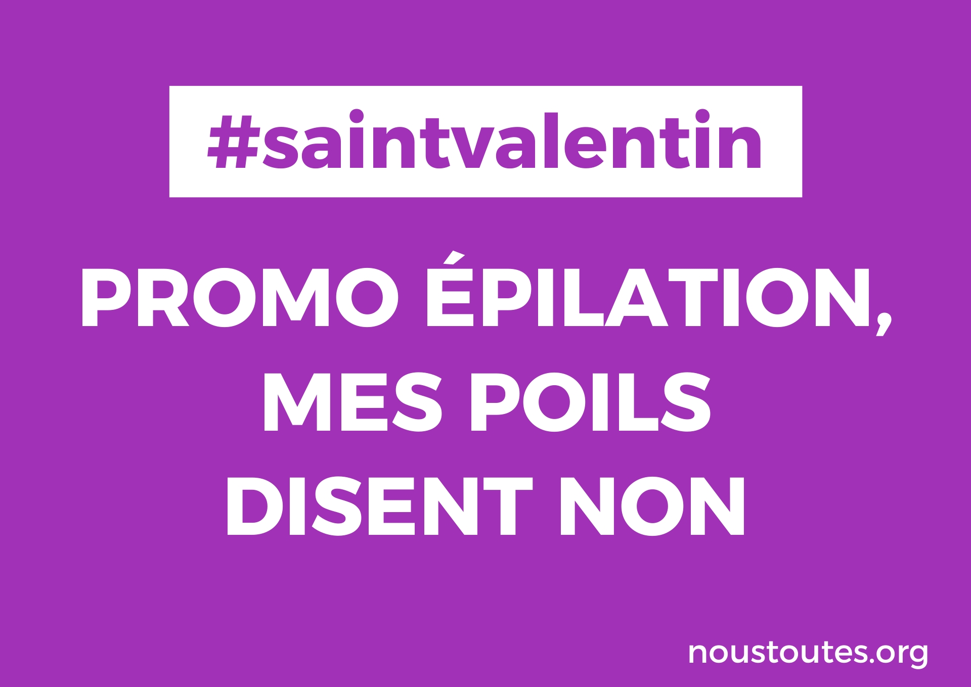 "Fêter" la Saint-Valentin - #NousToutes